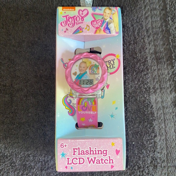 Nickelodeon | Accessories | Nickelodeons Jojo Siwa Flashing Lcd Watch ...